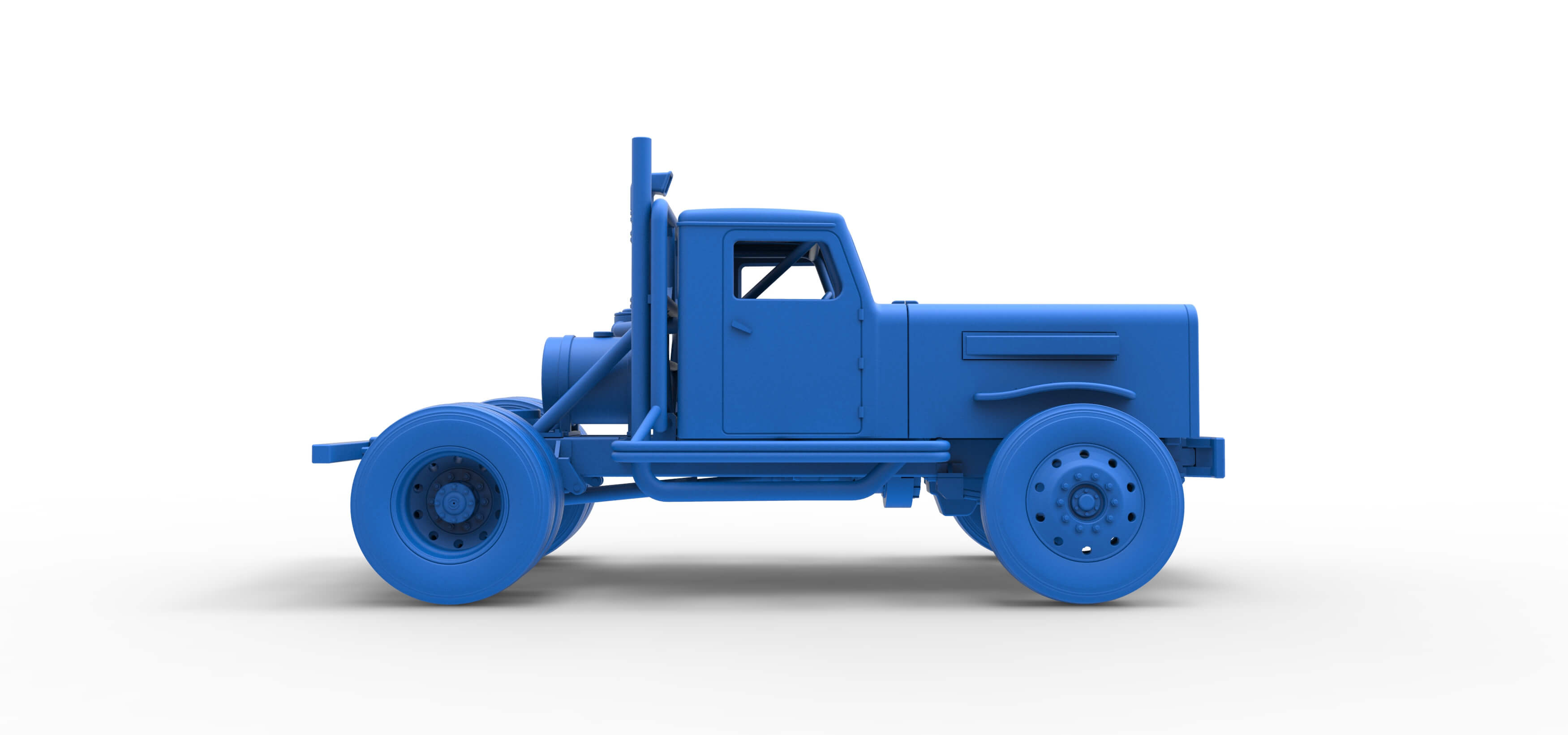 Vintage Gatr Racing Semi Truck Version 2 Scale 1:25 - 3D Model by ...