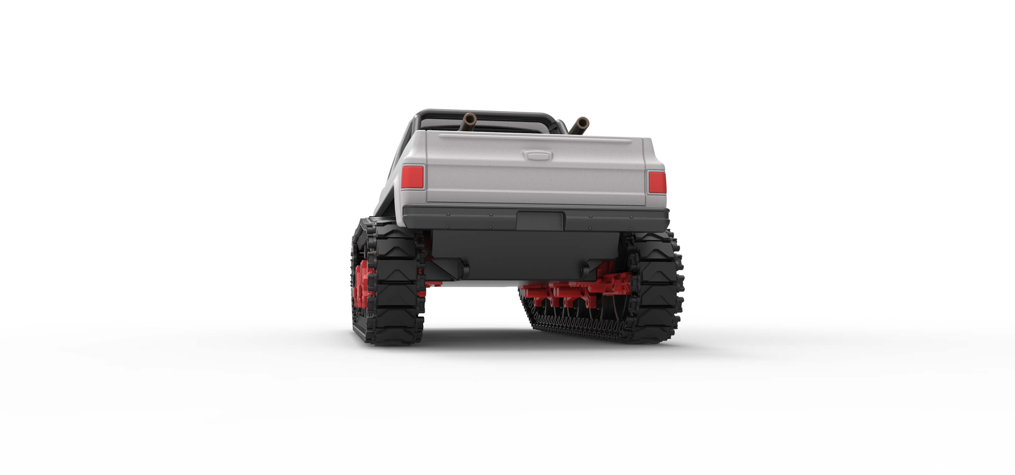 Vintage Monster Tank 1:25 - 3D Model by TechItemsRock