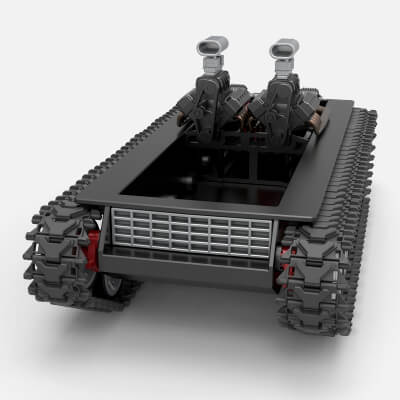 Vintage Monster Tank Base Version 2 Scale 1:25 - 3D Model by TechItemsRock