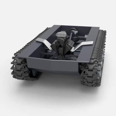 Vintage Monster Tank Base Version 3 Scale 1:25 - 3D Model by TechItemsRock