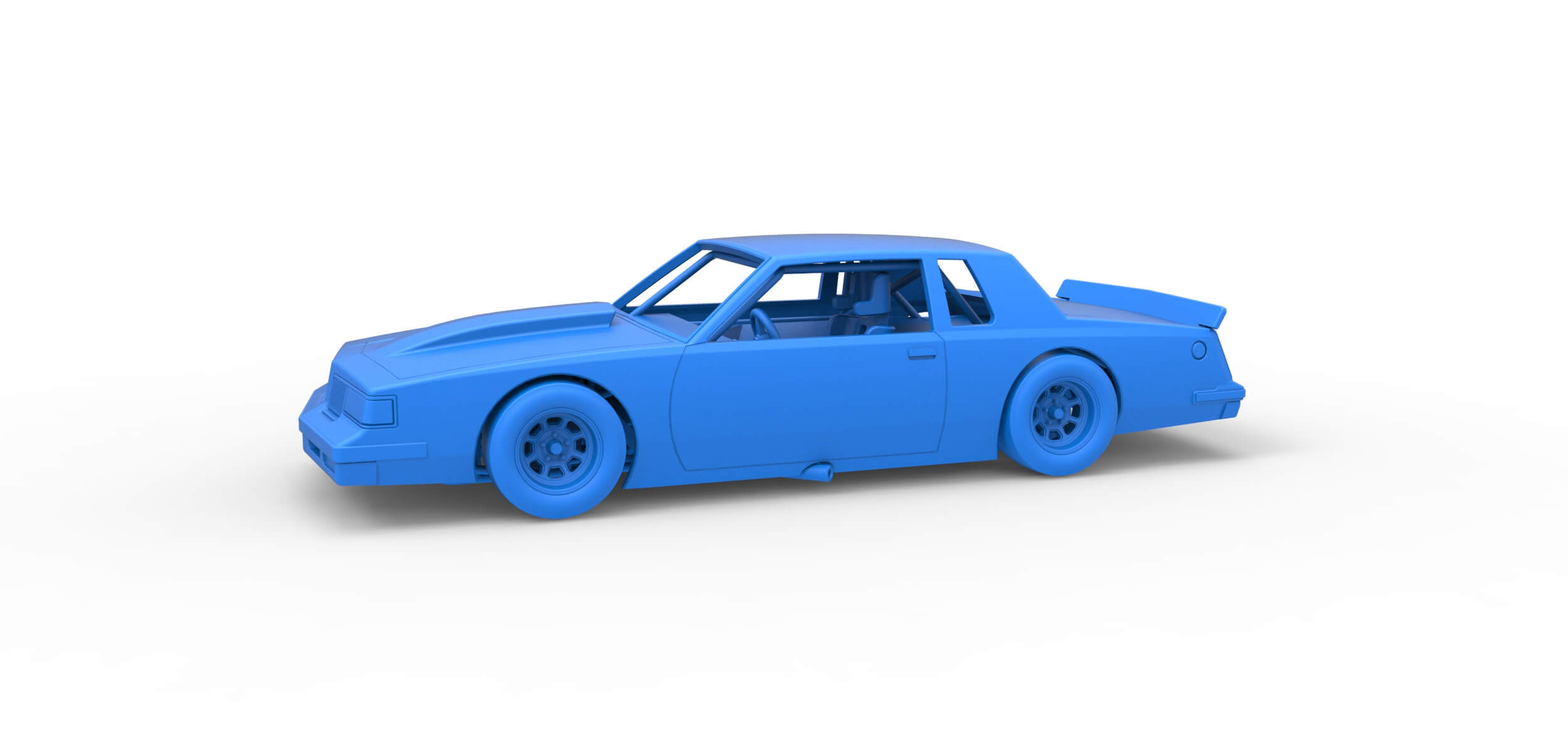 Vintage Nascar Race Car 1:25 - 3D Model by TechItemsRock