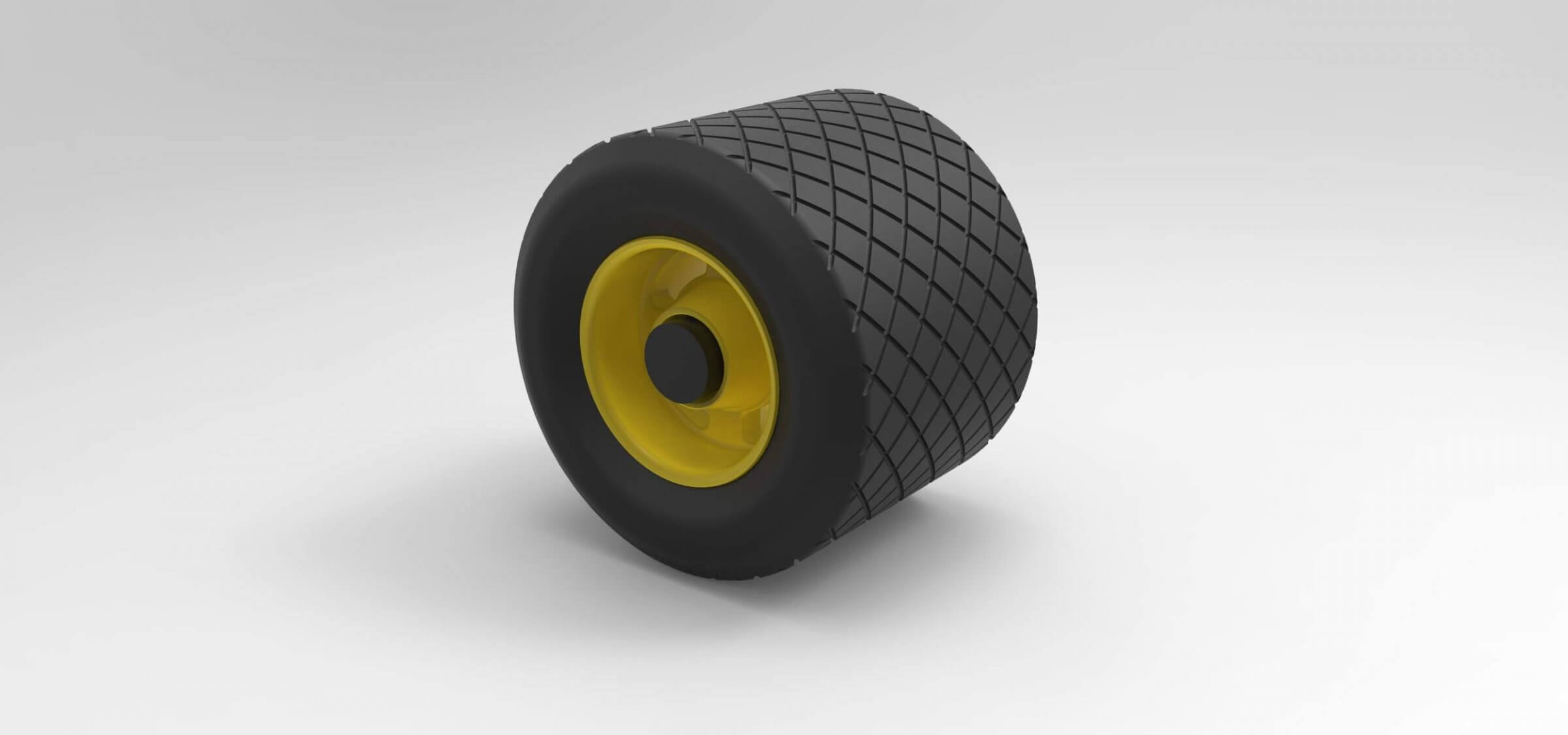 Wheel from Cart - Free 3D Model by TechItemsRock