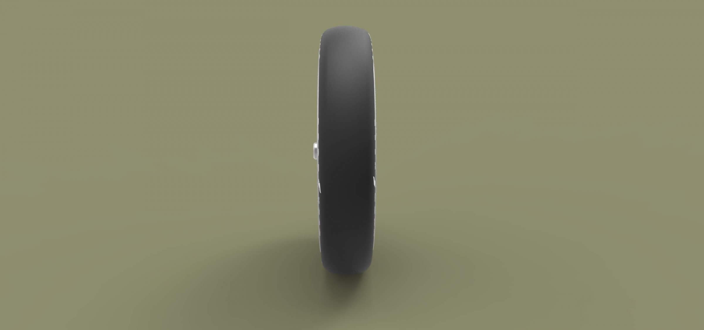 Wheel from Record Jet Car - 3D Model by TechItemsRock