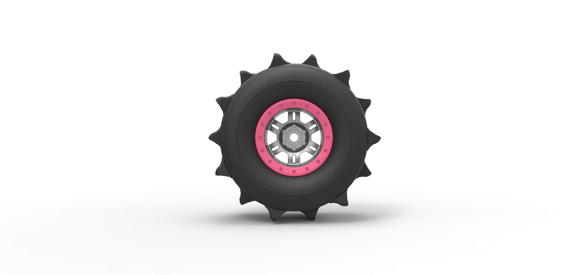 Wheel of Formula Off Road Version 2 Scale 1:25 - 3D Model by TechItemsRock