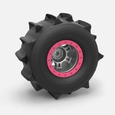 Wheel of Formula Off Road Version 2 Scale 1:25 - 3D Model by TechItemsRock