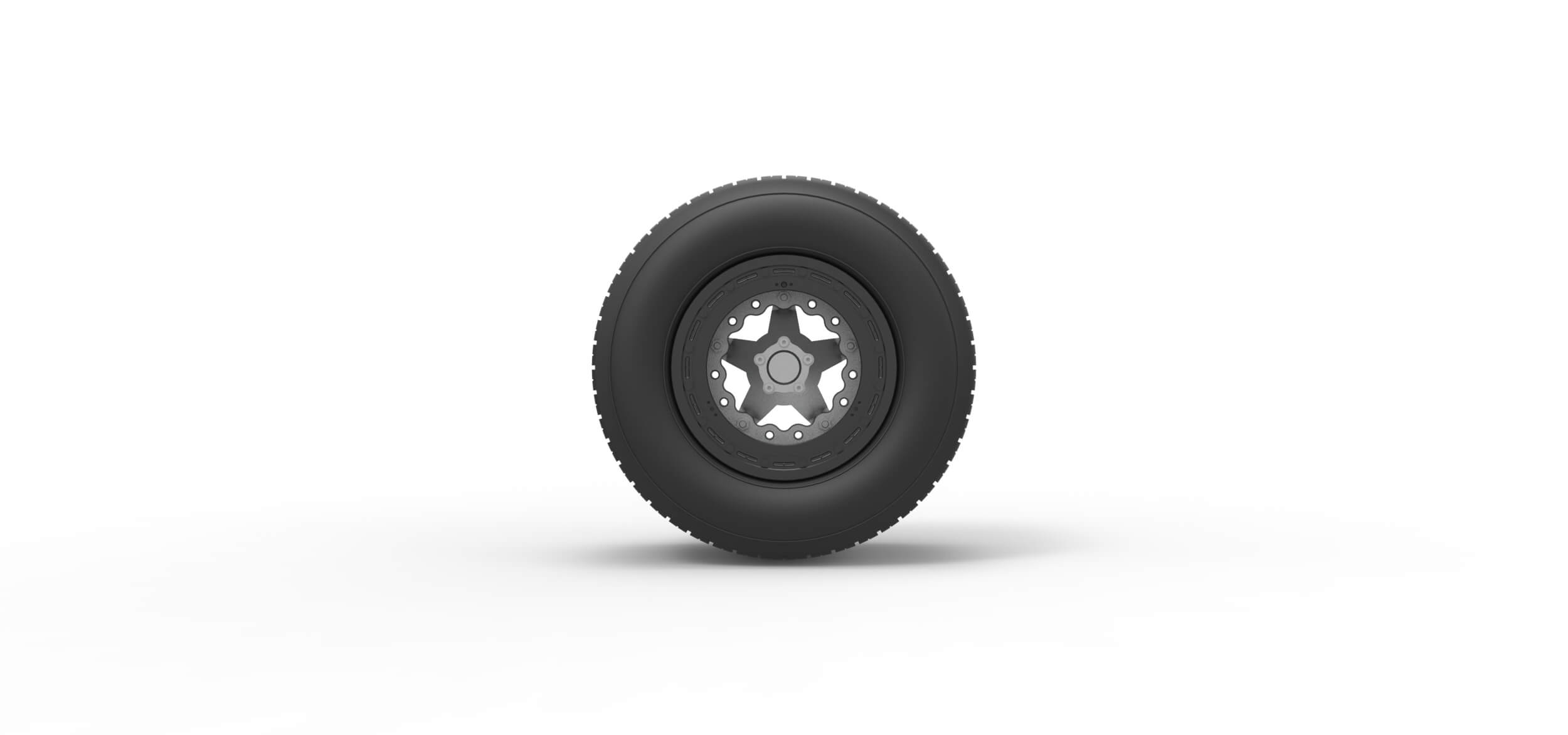 Wheel of Super Dirt Late Model Version 2 Scale 1:25 by TechItemsRock