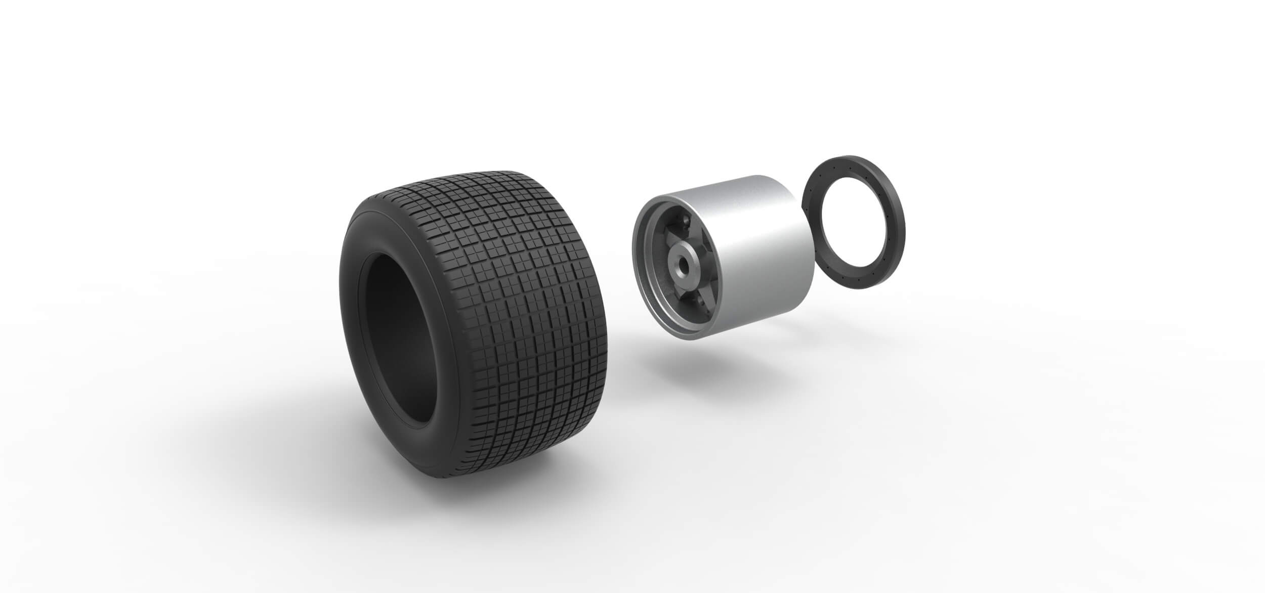 Wheel of Super Dirt Late Model Version 2 Scale 1:25 by TechItemsRock