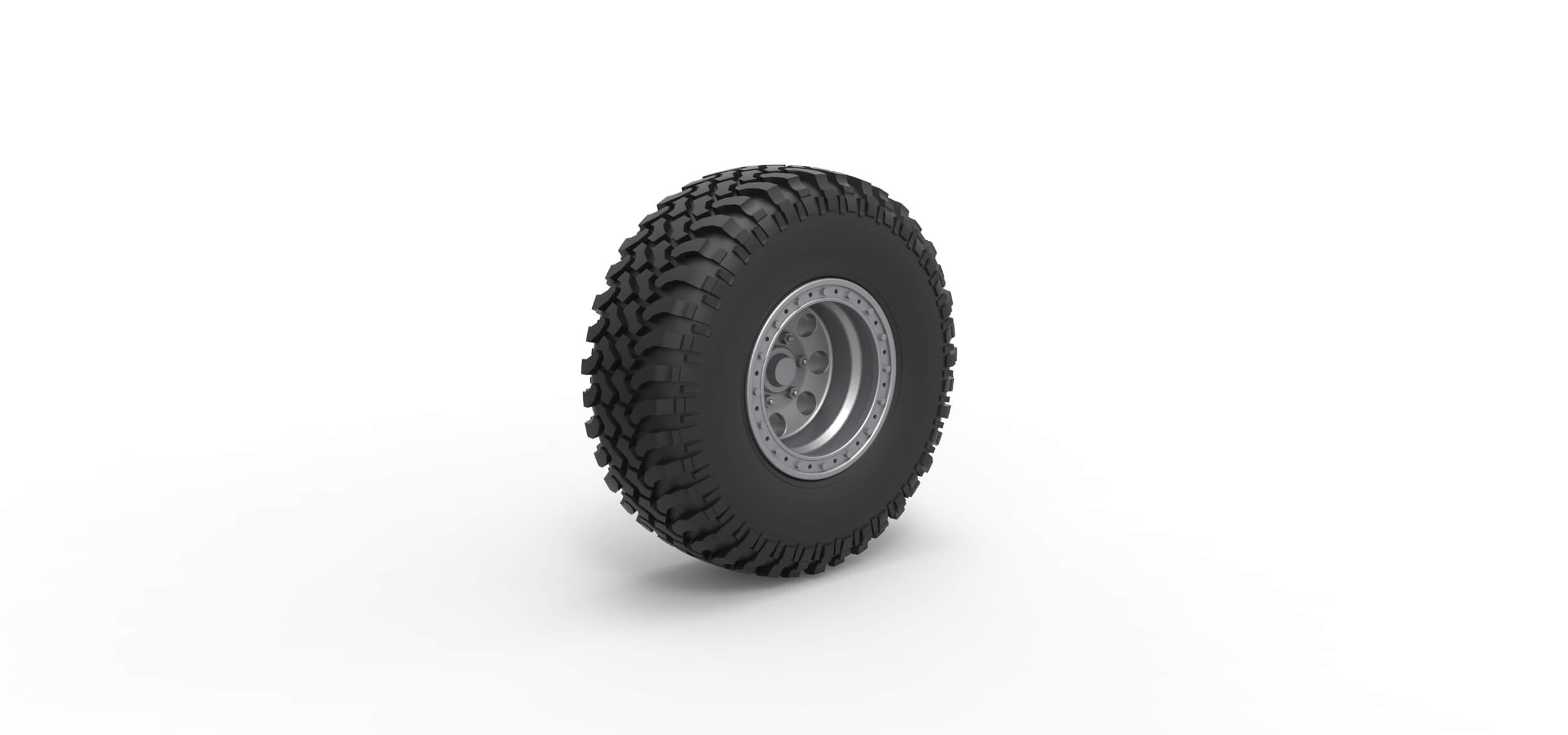Wheel of Uphill Sand Racing Dragster 1:25 - 3D Model by TechItemsRock