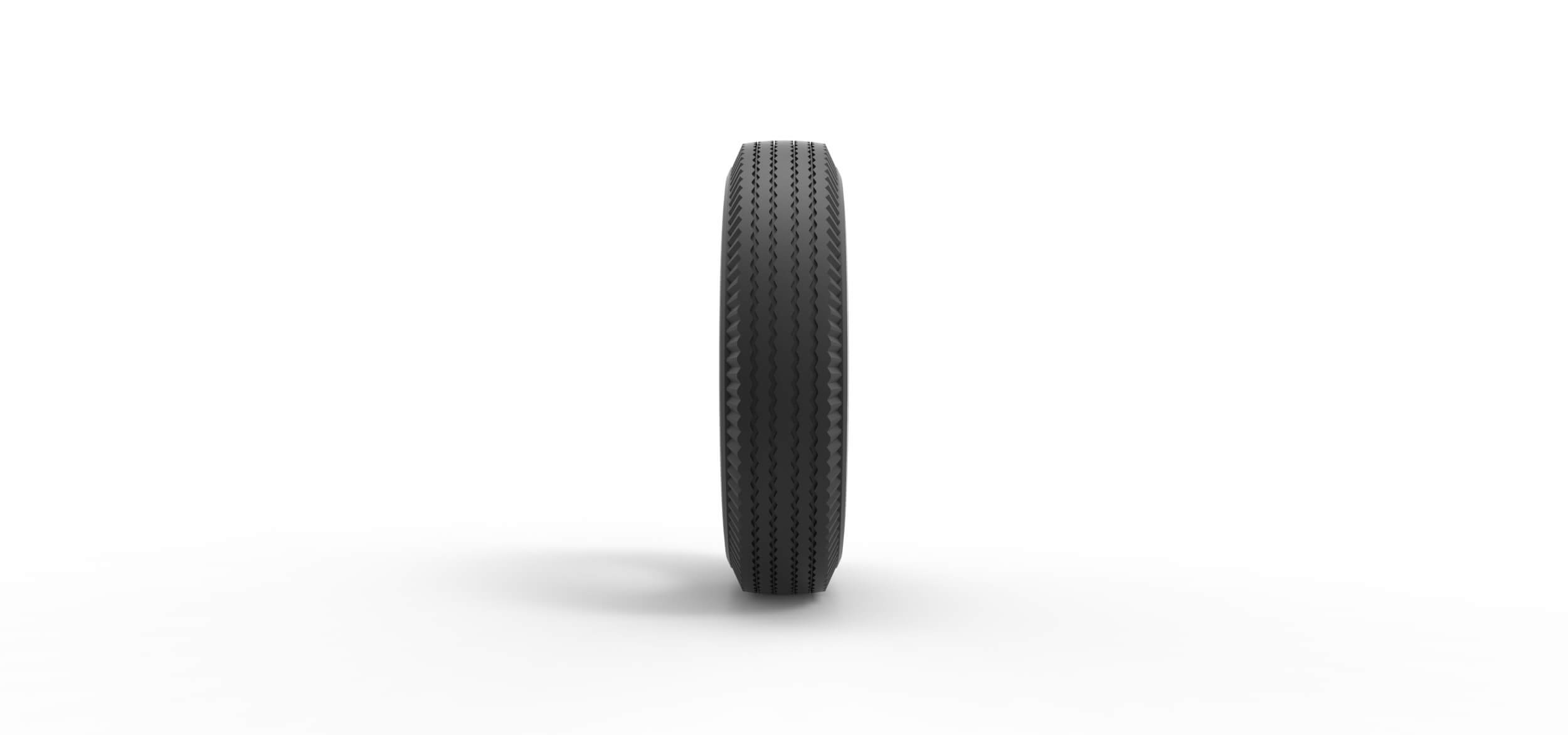 Whitewall Tire 1:25 - 3D Model by TechItemsRock