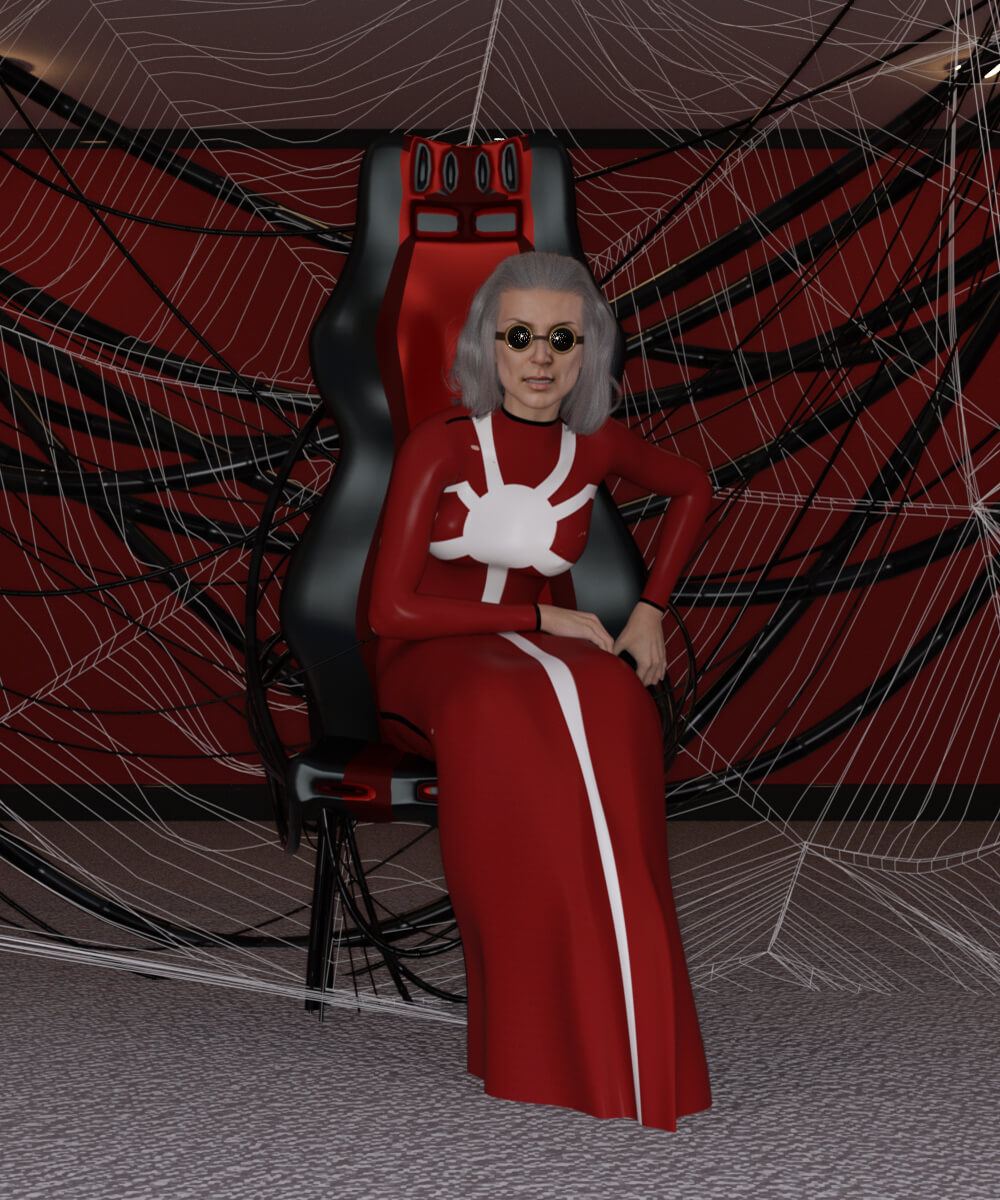 Madame Web 3D Render, Digital Art by Techs2k15