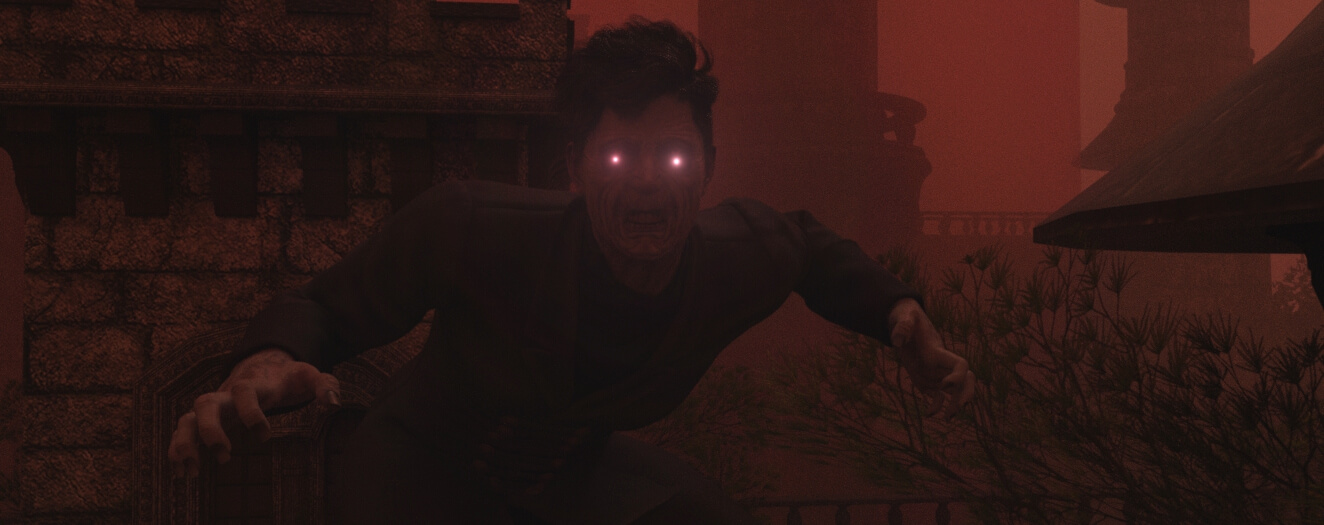 Count Dracula 3D Render, Digital Art by TeddyBlackBear