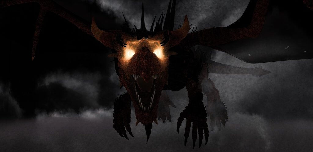 The Dragon Legend 3D Render, Digital Art by TeddyBlackBear