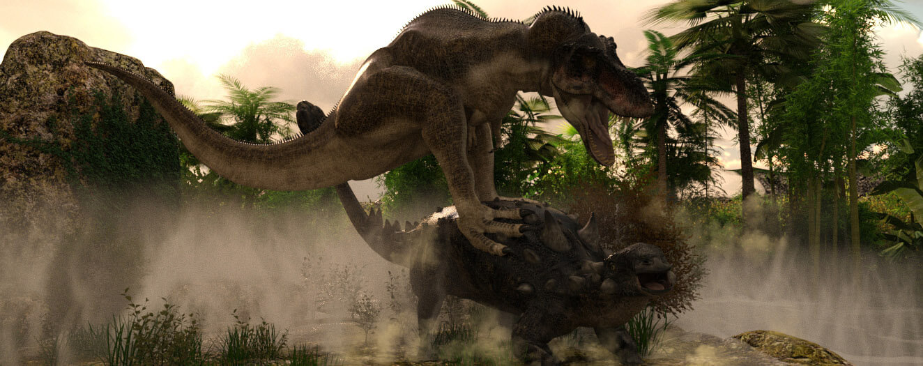 The Lost World 3D Render, Digital Art by TeddyBlackBear