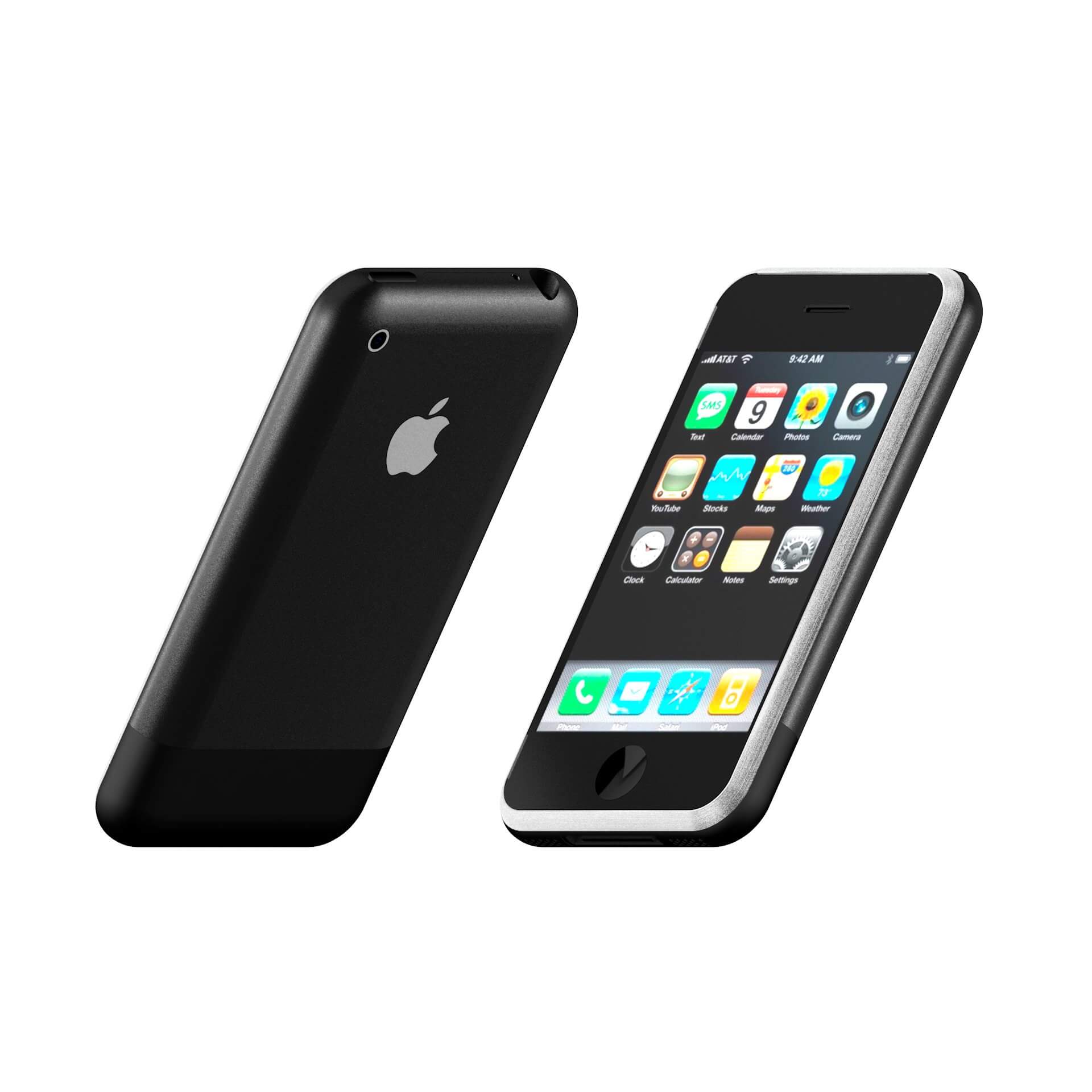 2007 Original Apple iPhone 2G - 3D Model by teichmandesigns