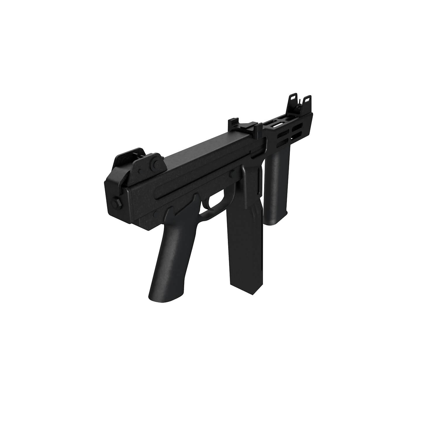 Spectre M4 Submachine Gun - 3D Model by teichmandesigns