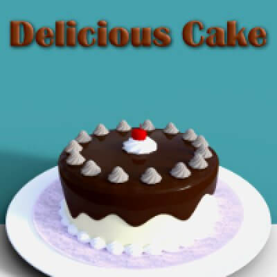 Delicious Cake Prop - Free Daz Content by Teknology3d