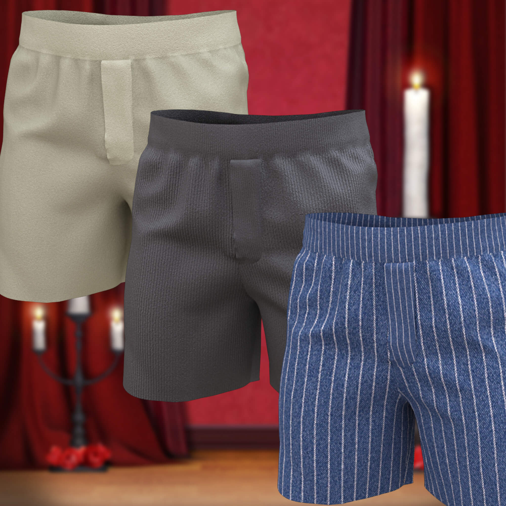 Normal Boxers Genesis 8 Male - Daz Content by Teknology3d