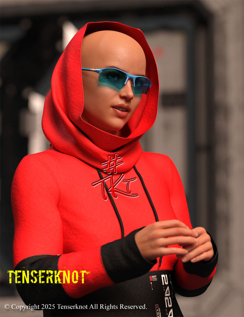 Sci-Fi Prayer 3D Render, Digital Art by Tenserknot