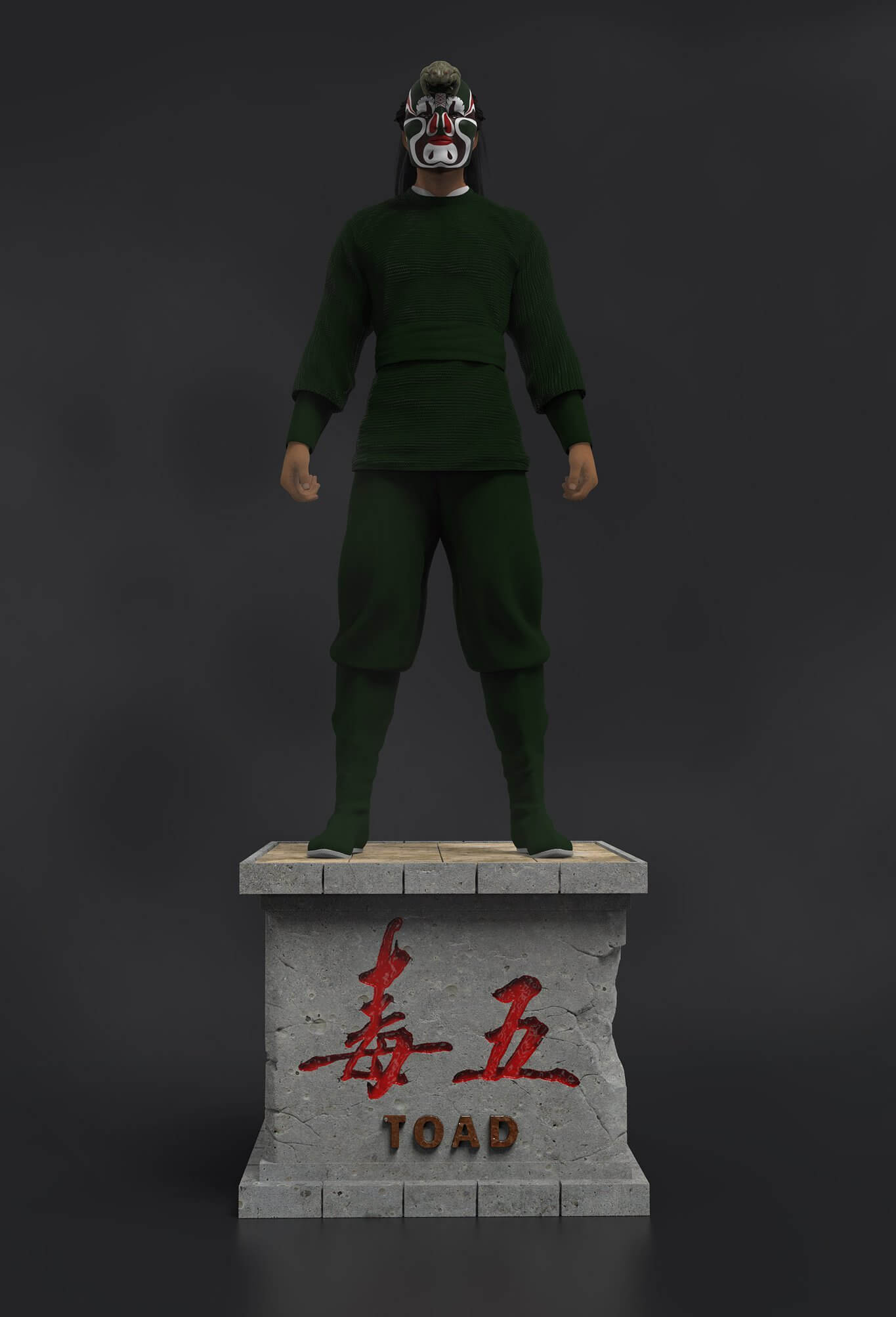 The Toad 3D Render | RenderHub Gallery