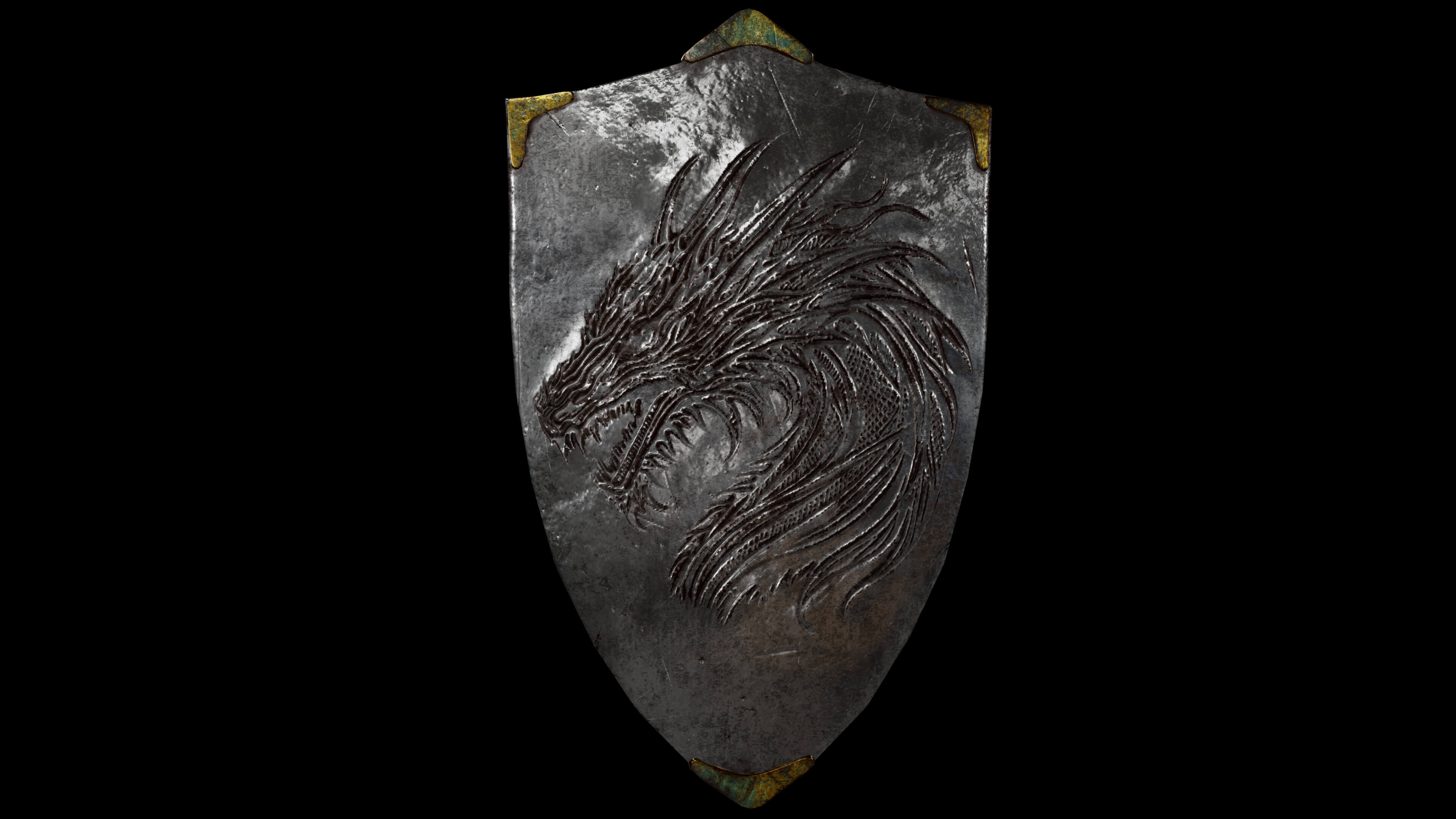 Metal Shield - Free 3D Model by textit