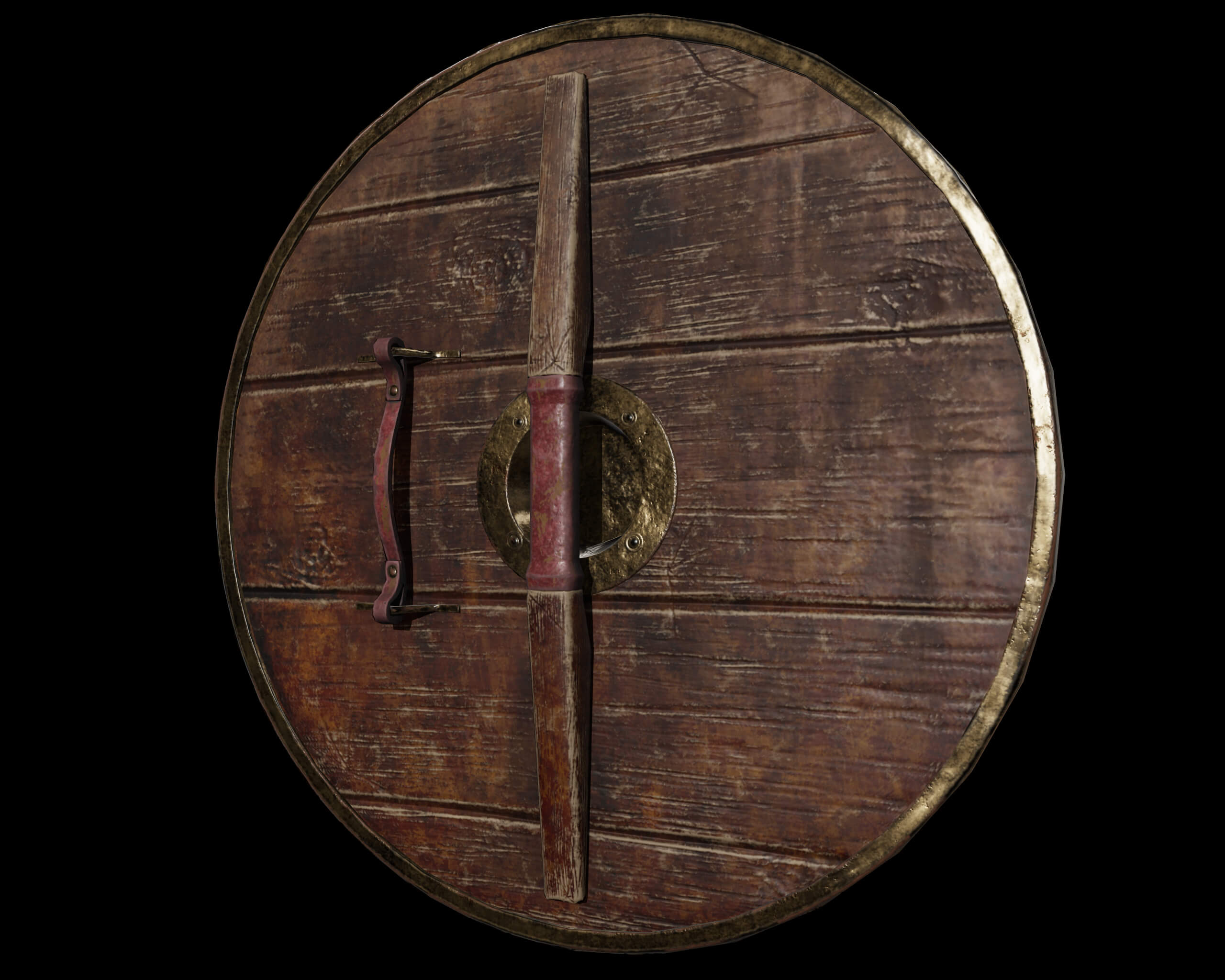 Ancient Norse Shield of Jarla Viking - 3D Model by textit