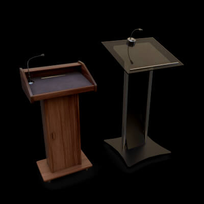 Podium Stands - 3D Model by TF3D