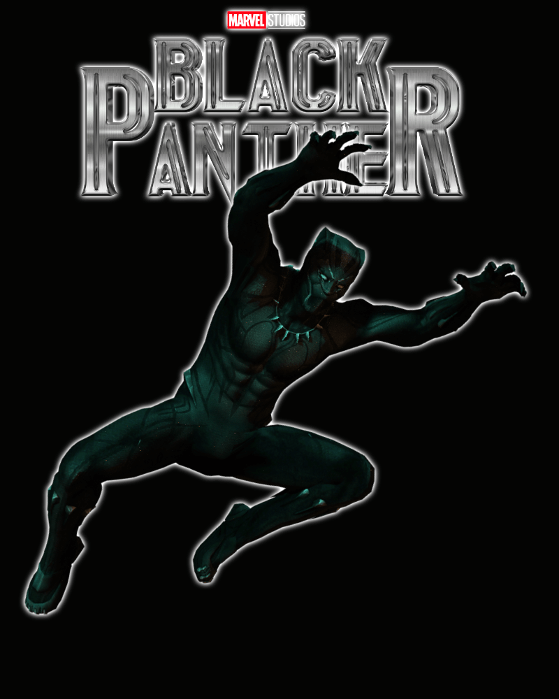 Black Panther 3d Render Digital Art By Tgkadee