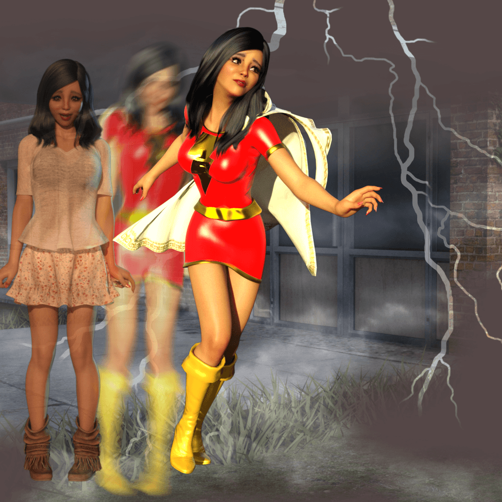 Shazam! 2 3D Render, Digital Art by tgkadee