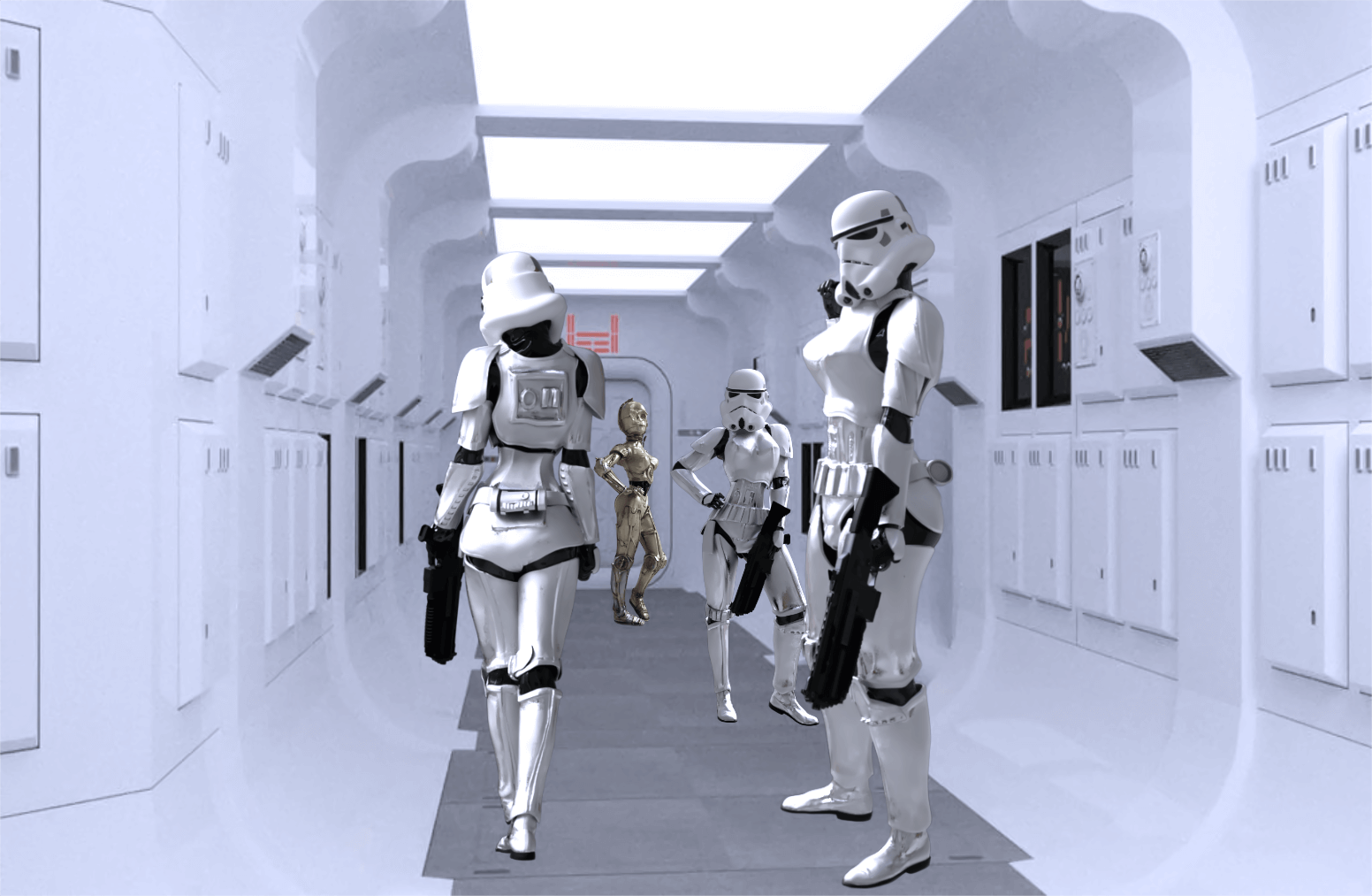 Super Trooper 3D Render, Digital Art by tgkadee