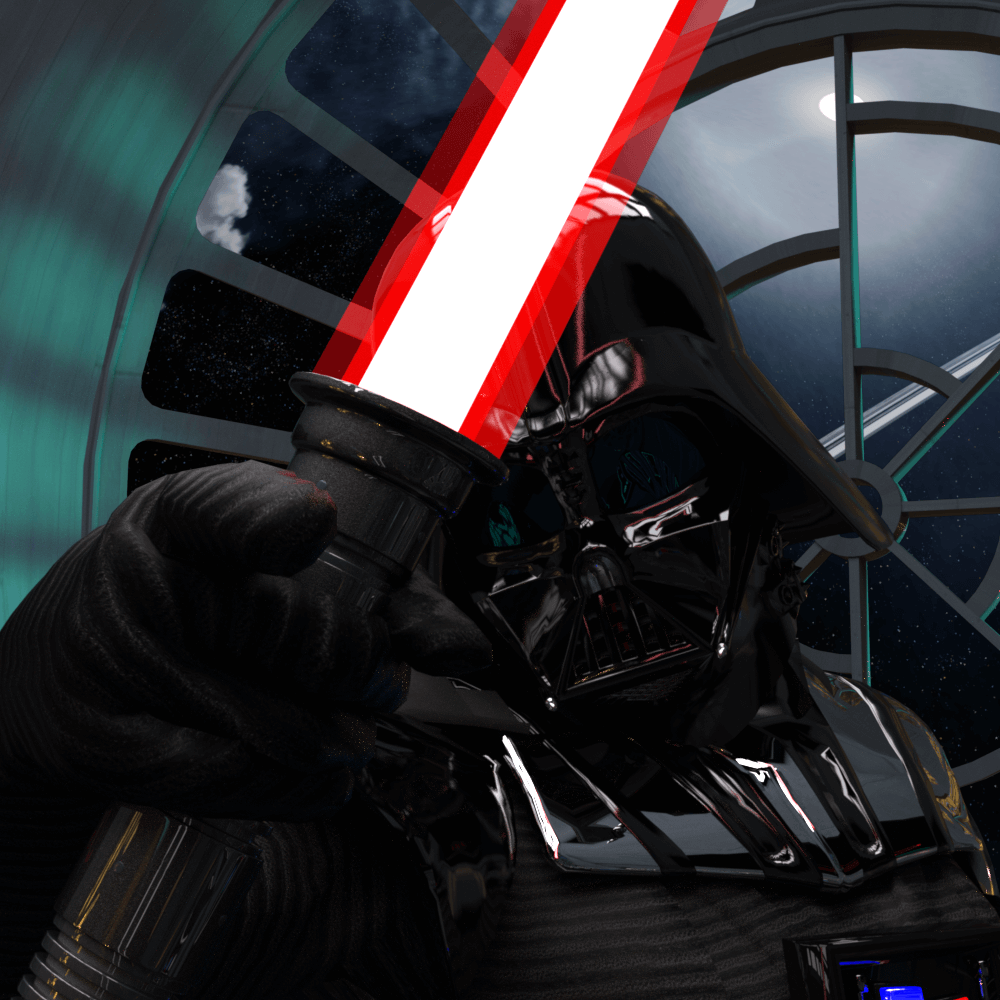 Vader is Coming! 3D Render, Digital Art by tgkadee