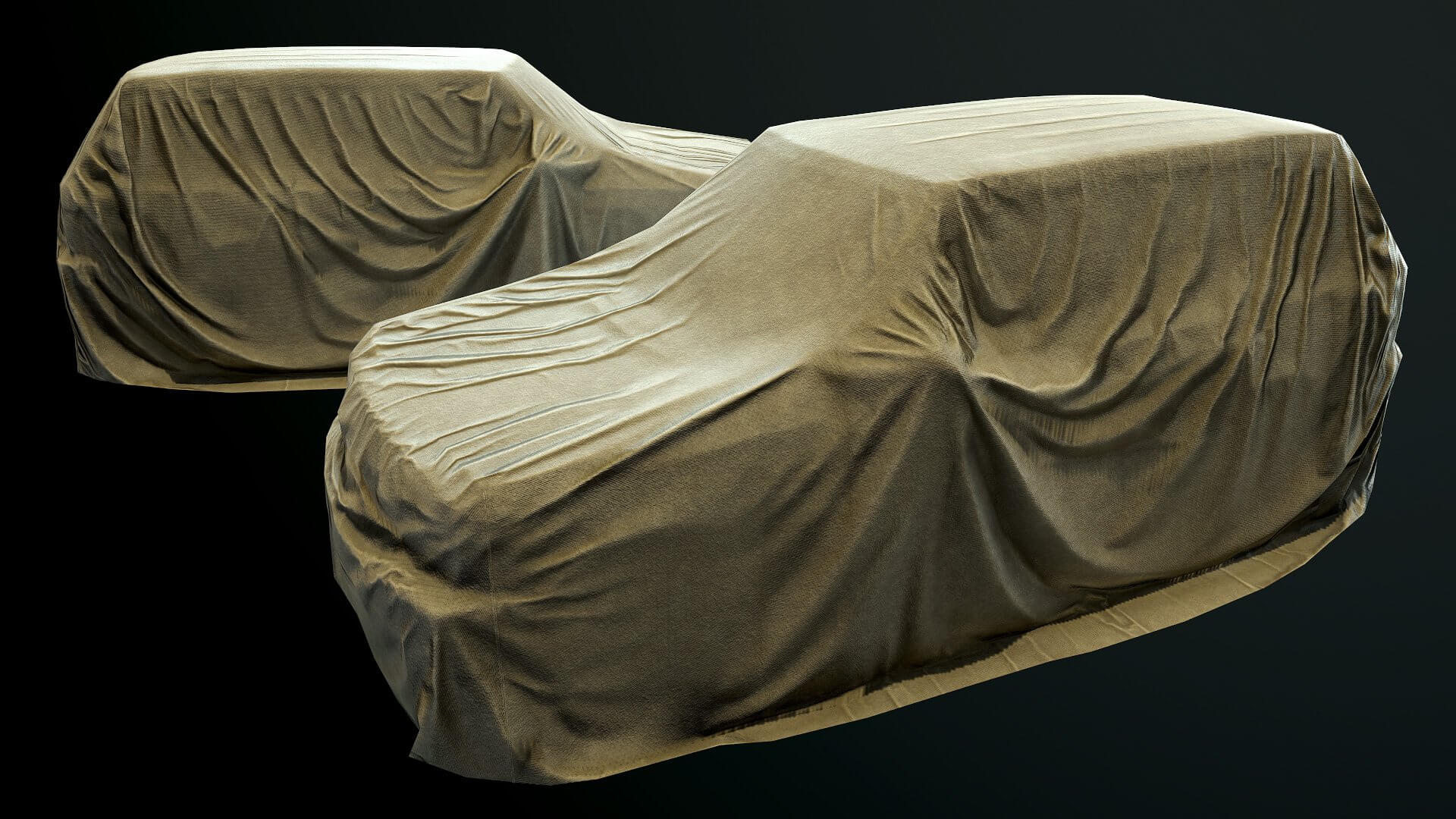 Car Cover D - 3D Model by TH Studio