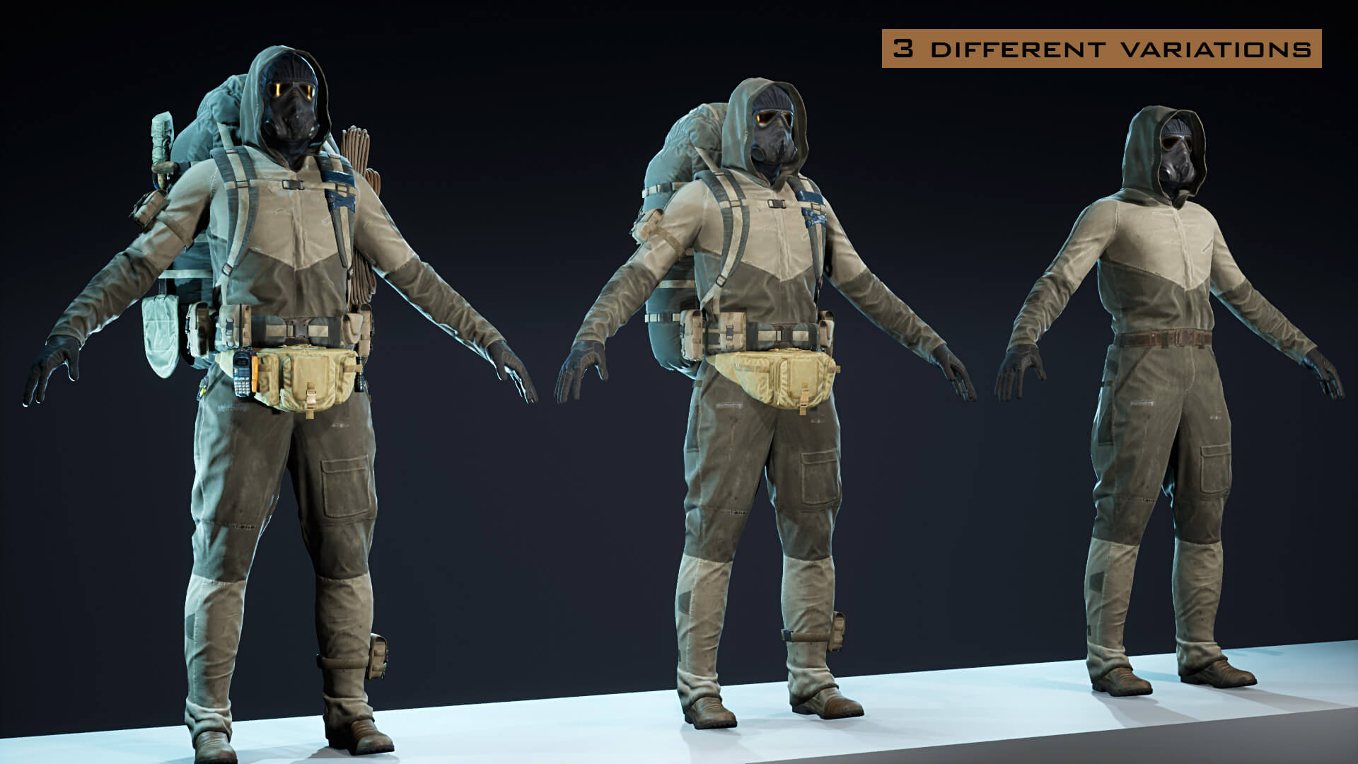 Post Apocalyptic Survivor - 3D Model by TH Studio