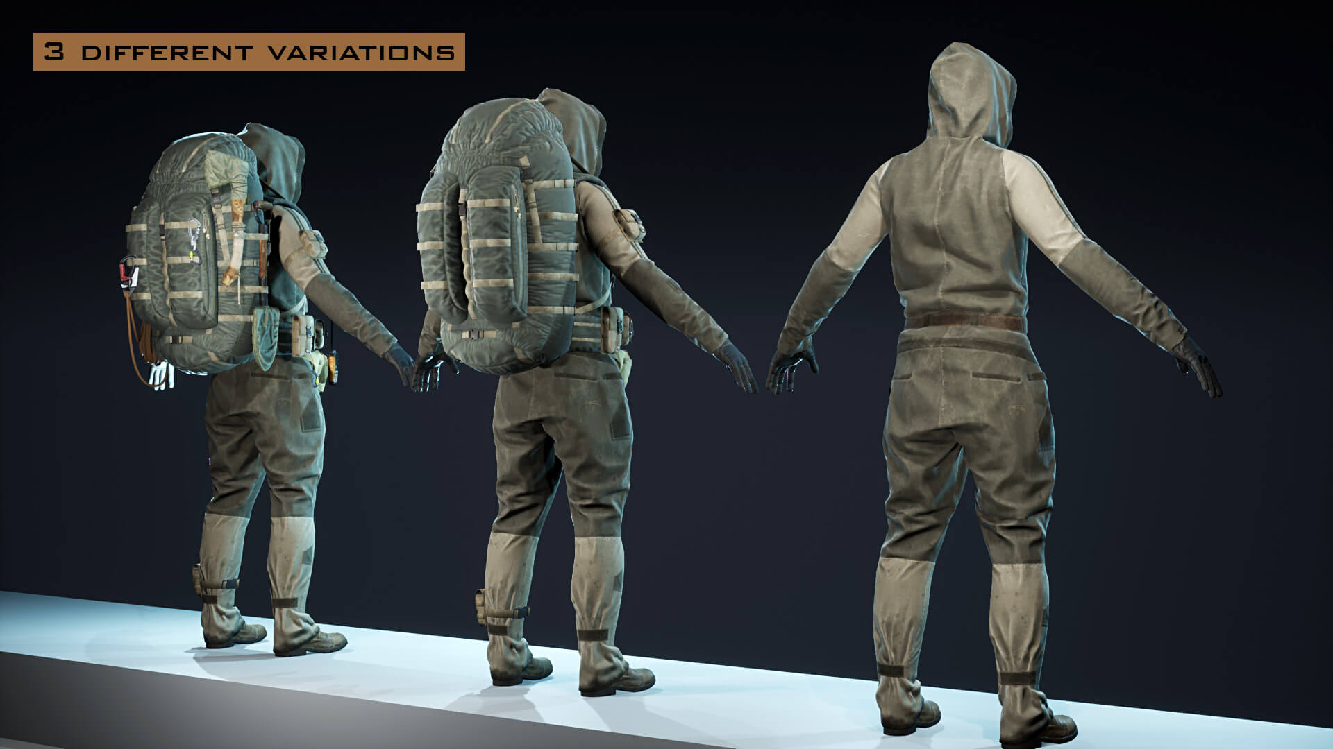 Post Apocalyptic Survivor - 3D Model by TH Studio