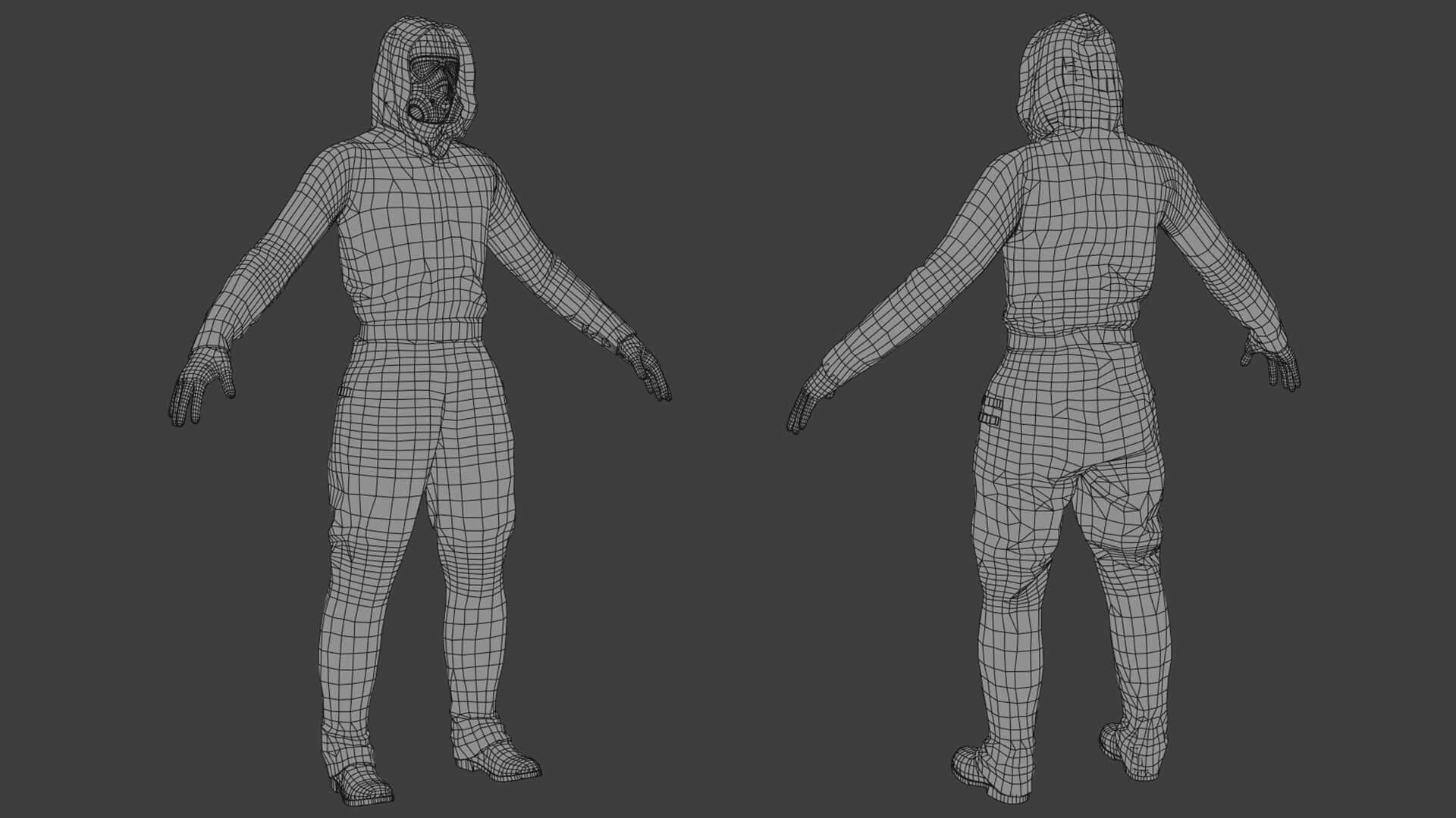 Post Apocalyptic Survivor - 3D Model by TH Studio