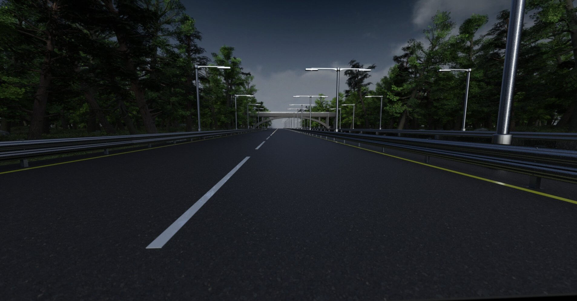 Dual Carriageway 3D Render, Digital Art by Thatman