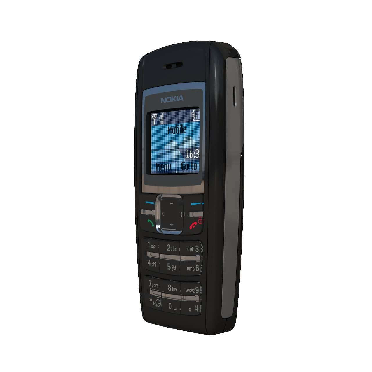 Nokia 1600 Black - 3D Model by The_Djon