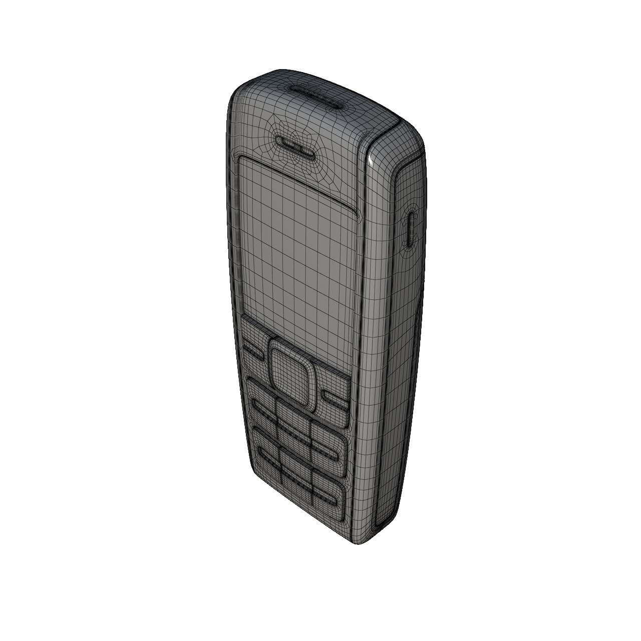 Nokia 1600 Black - 3D Model by The_Djon