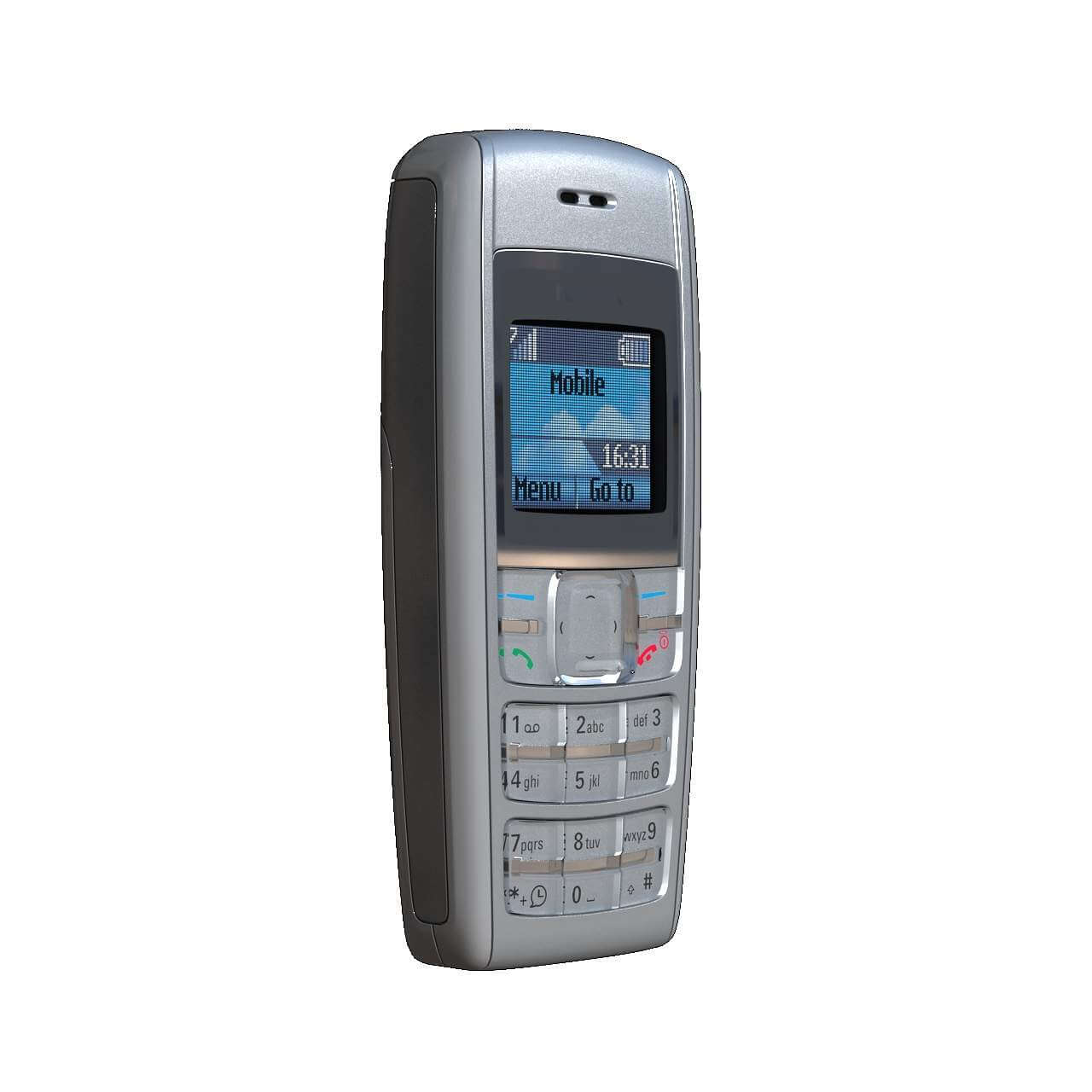 Nokia 1600 Silver - 3D Model by The_Djon