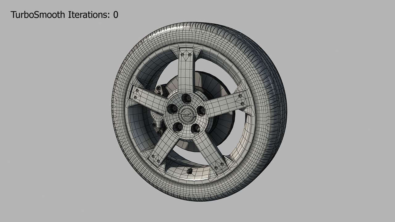 Opel Speedster Wheel - 3D Model by The_Djon