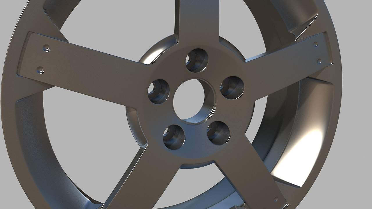 Opel Speedster Wheel - 3D Model by The_Djon