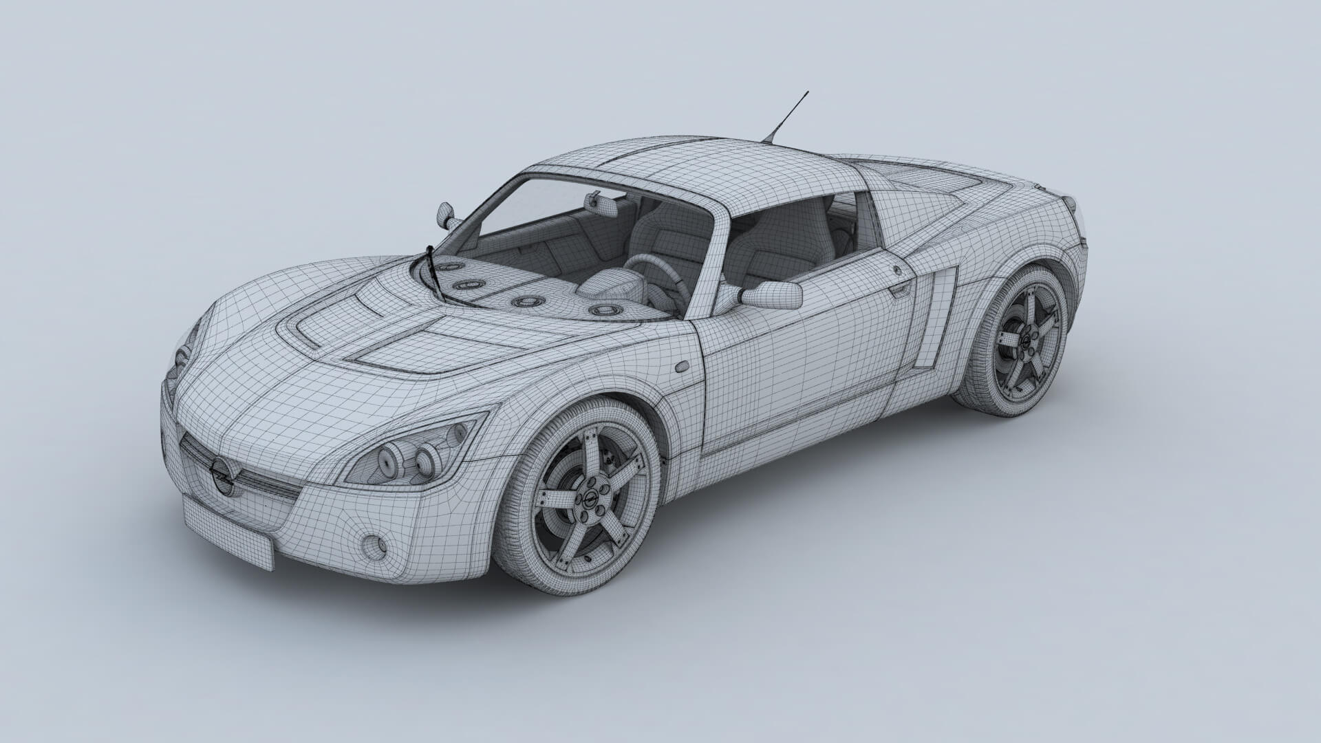 Opel Speedster - 3D Model by The_Djon
