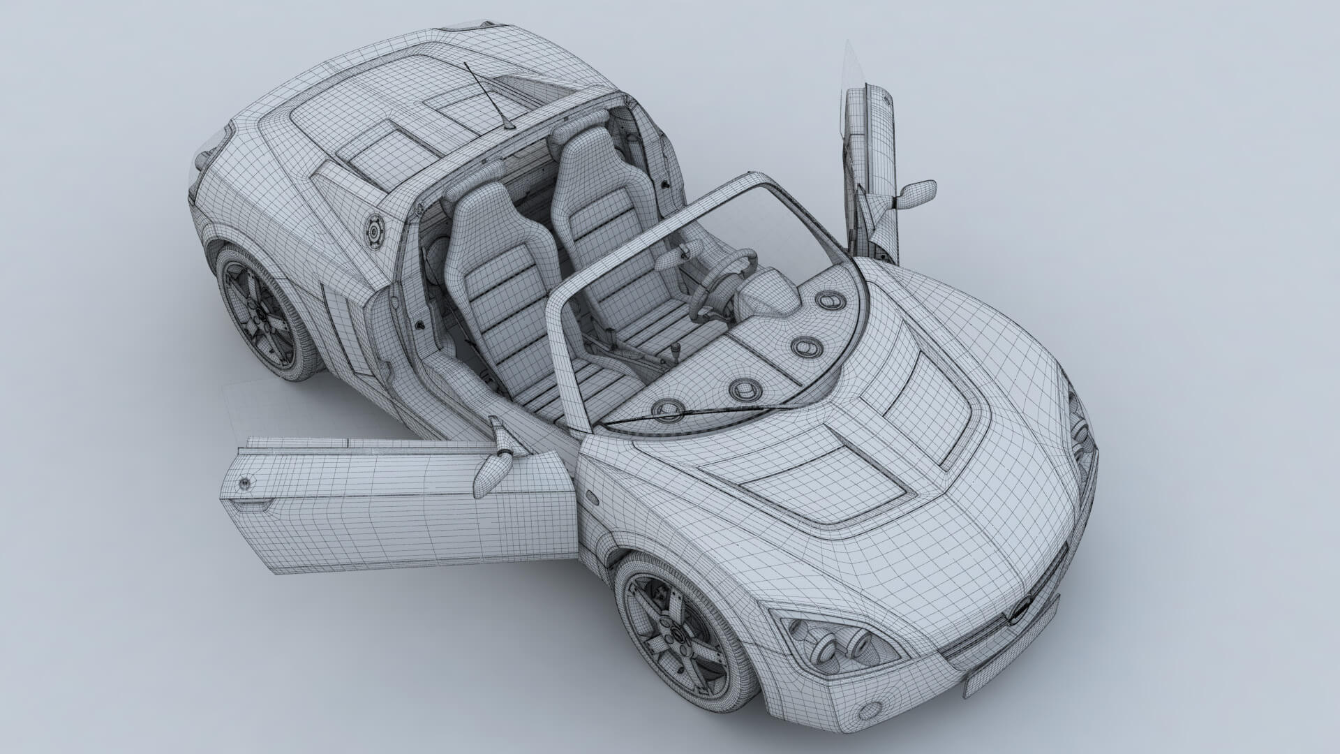 Opel Speedster - 3D Model by The_Djon