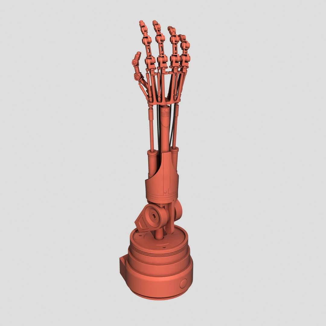 Terminator T-800 Endoarm 3D Model by The_Djon