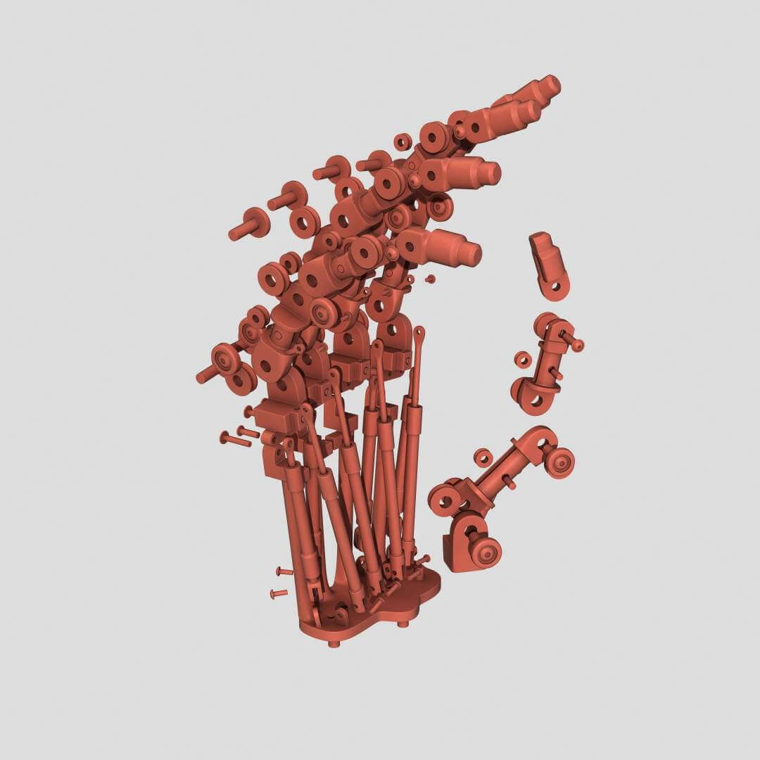 Terminator T-800 Endoarm 3D Model by The_Djon