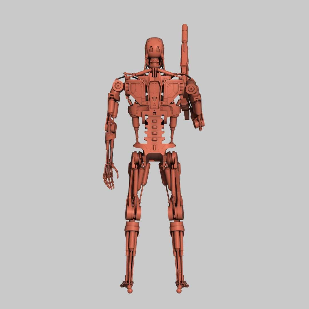 Terminator T-800 Endoskeleton 3D Model by The_Djon