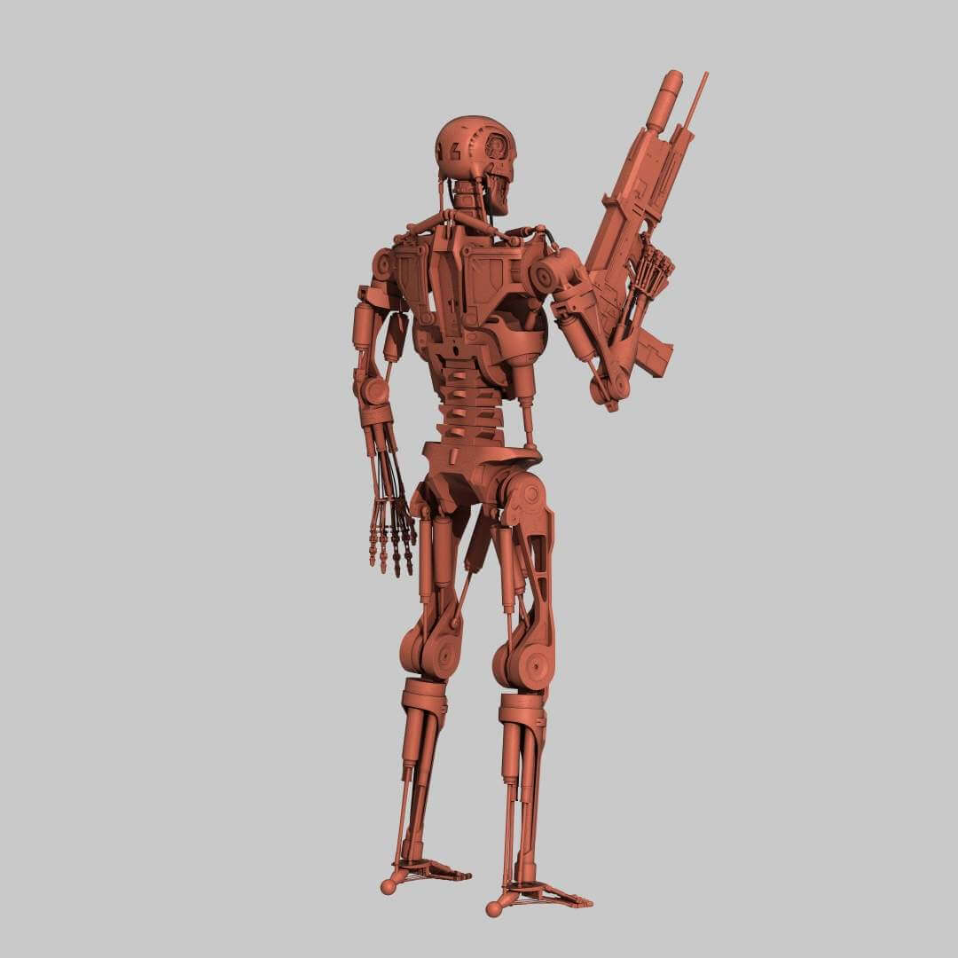 Terminator Robot Drawing