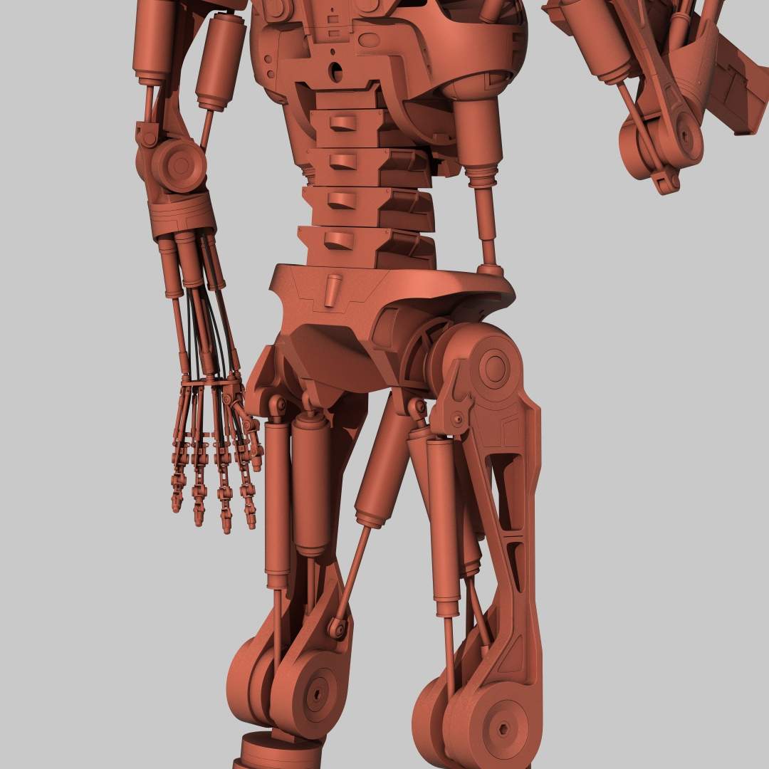 Terminator T-800 Endoskeleton 3D Model by The_Djon
