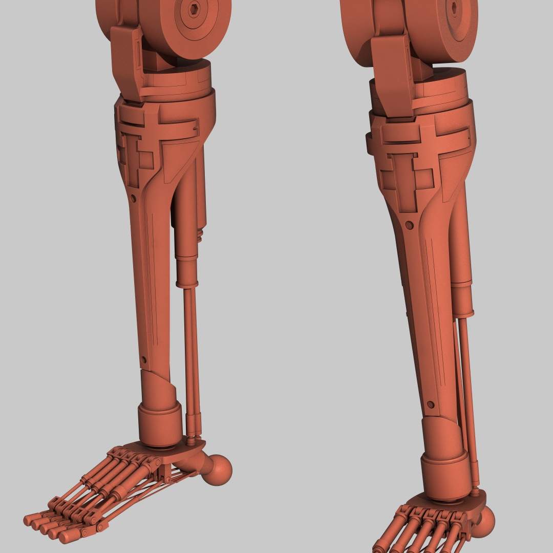 Terminator T-800 Endoskeleton 3D Model by The_Djon