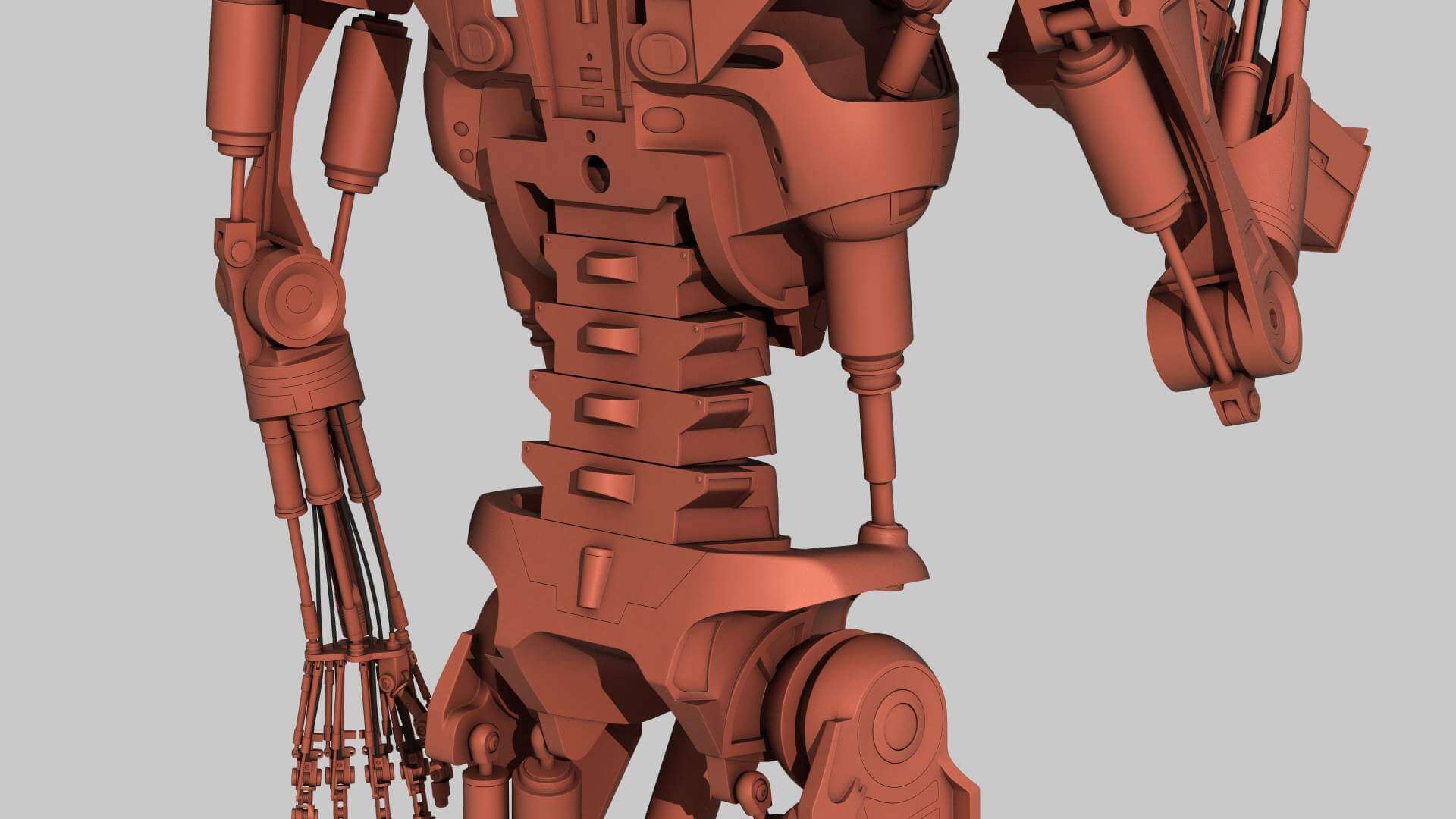Terminator T-800 Endoskeleton 3D Model by The_Djon