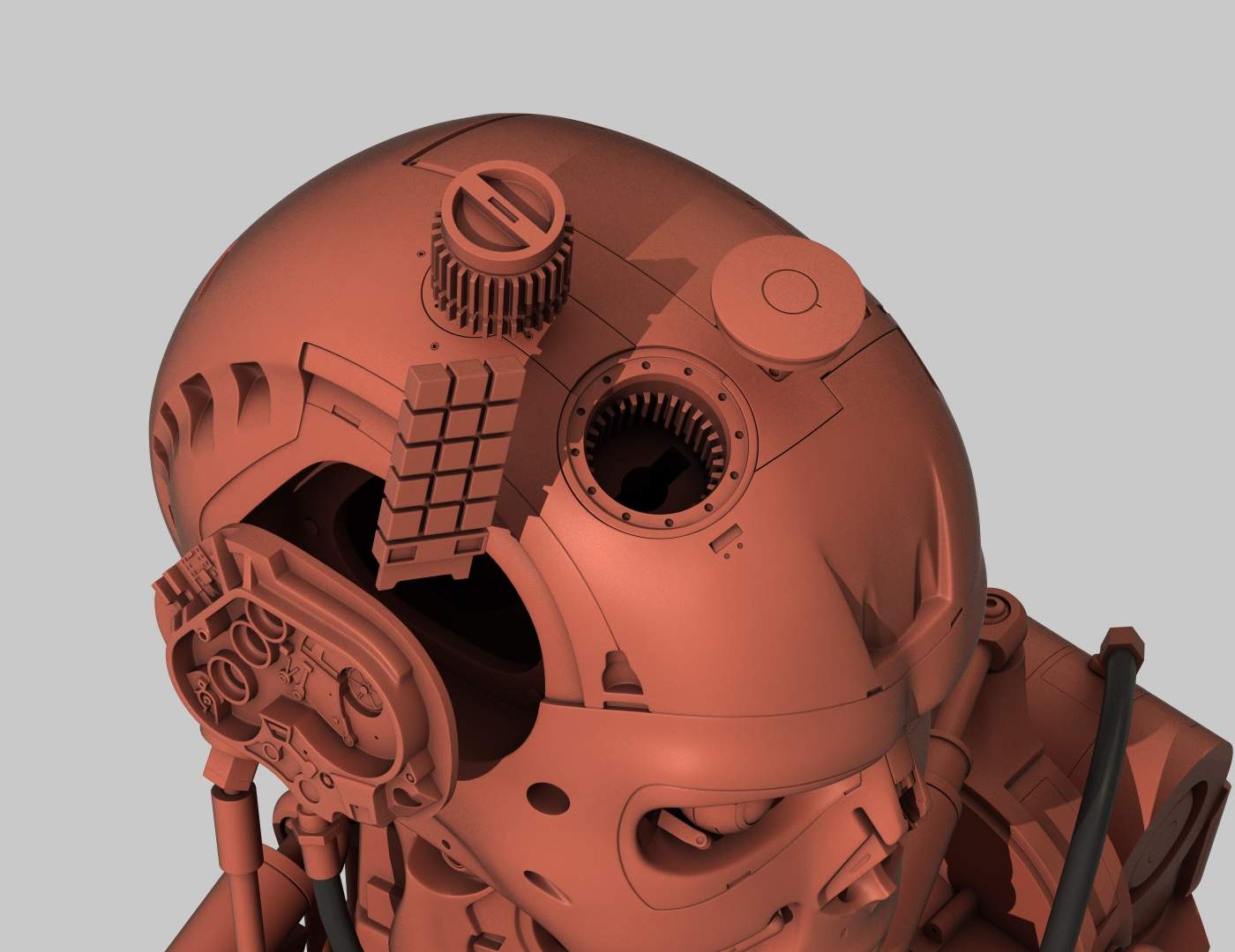 Terminator T-800 Endoskeleton 3D Model by The_Djon